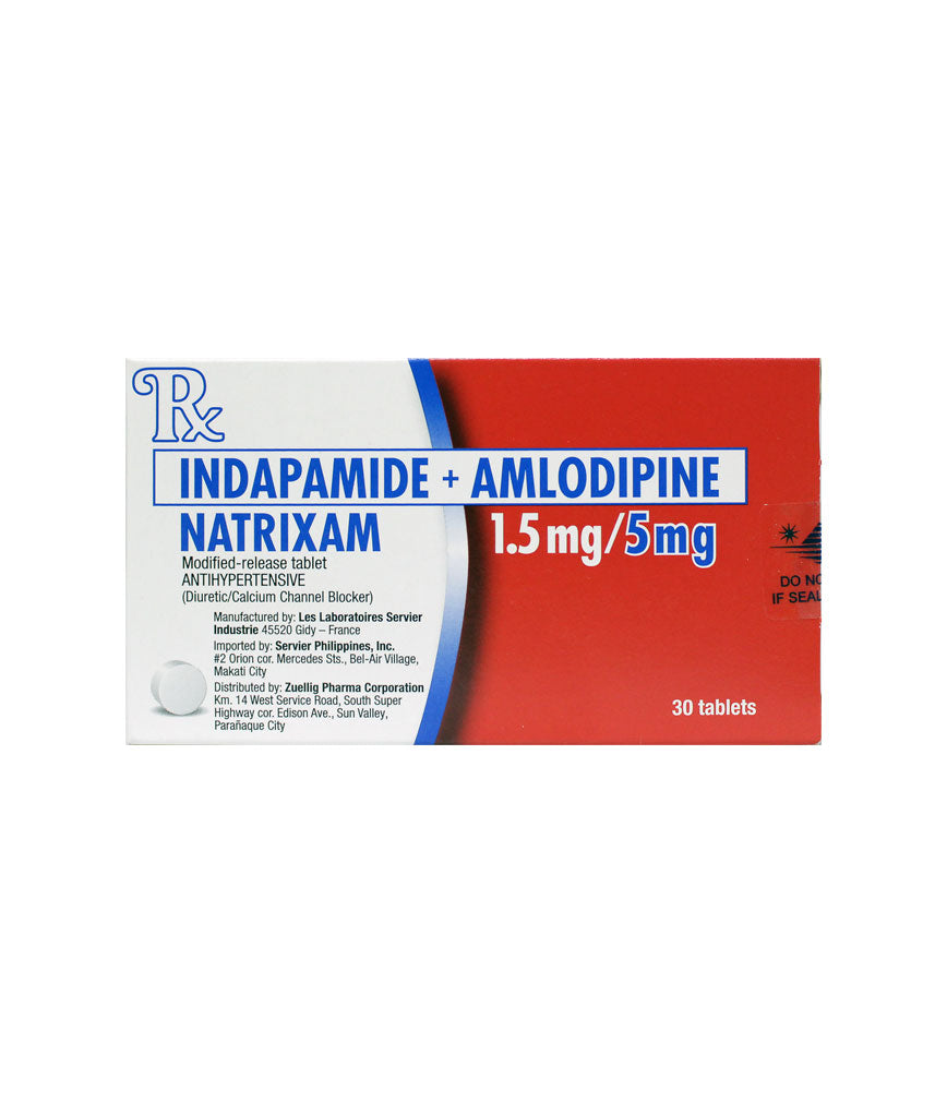 Natrixam 15 Mg 10 Mg 30 Tablets